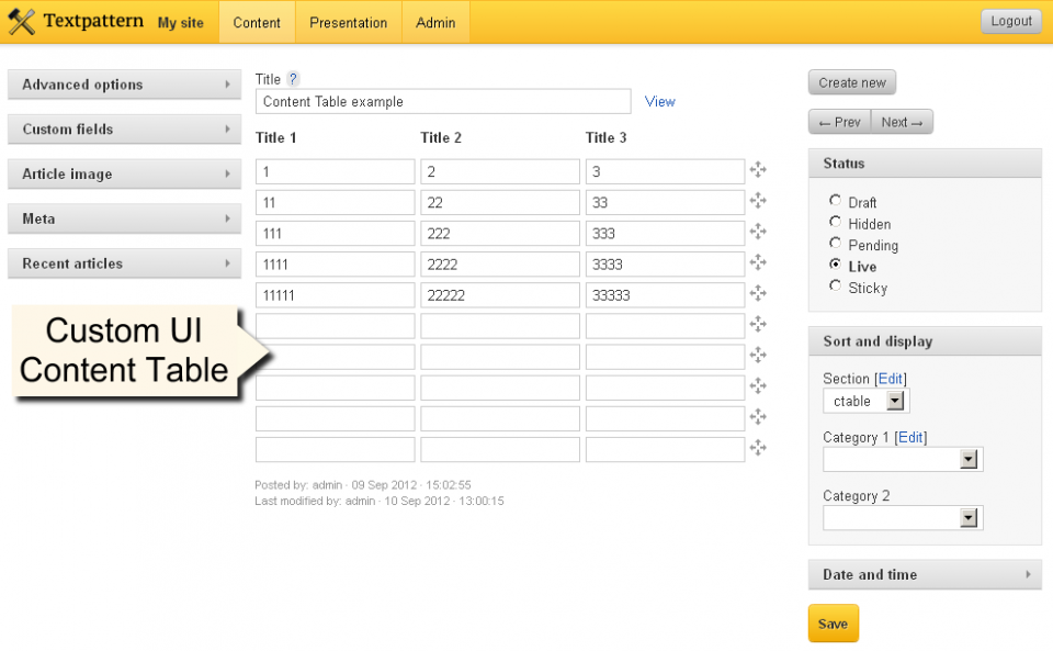 Create Your Own Custom Ui In The Write Tab › Textpattern Tips 9857