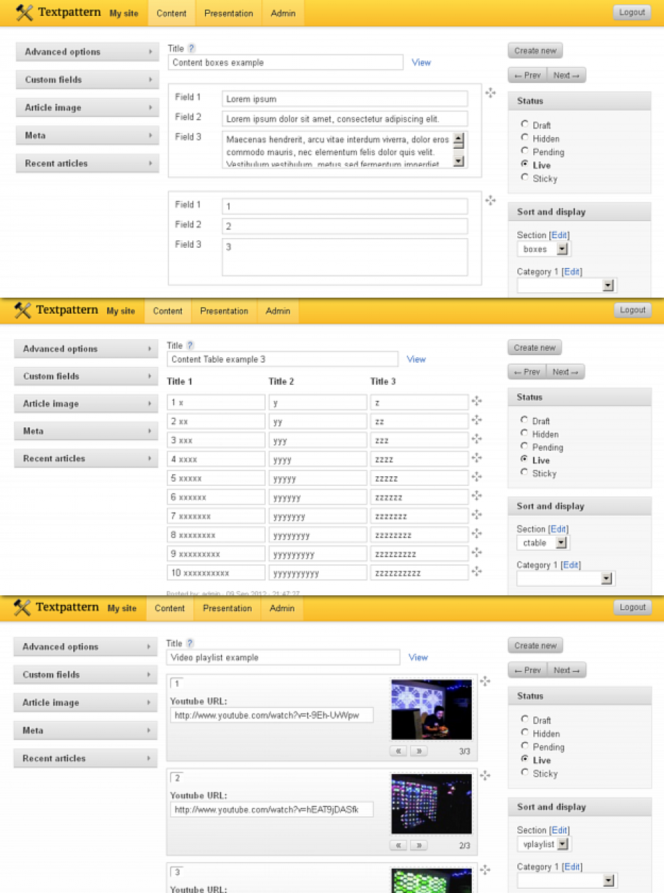 Create Your Own Custom Ui In The Write Tab › Textpattern Tips